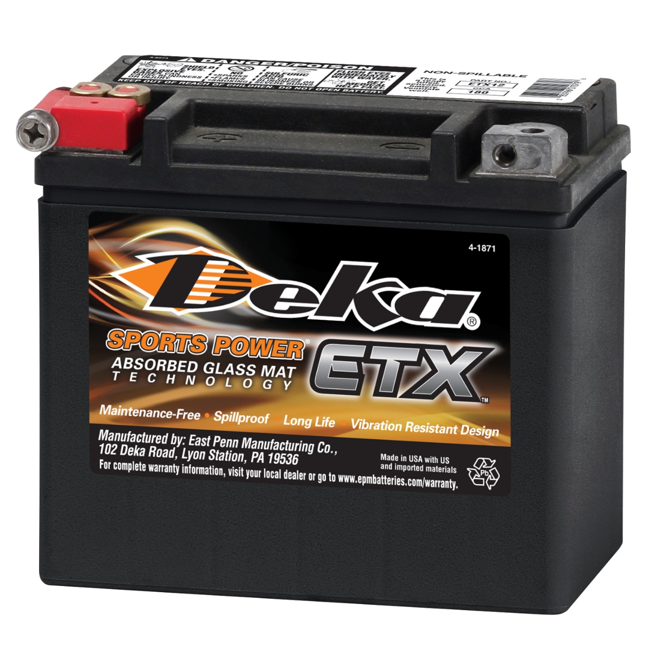 DEKA PowerSports | Federal Batteries | Leading Battery Brands | The ...